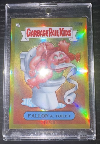 2024 Garbage Pail Kids Topps Chrome Fallon A. Toilet Gold Refractor /50 ...