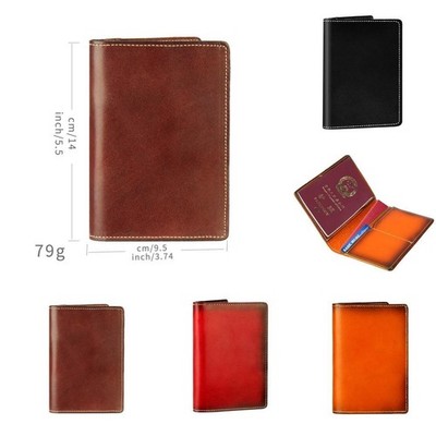 Leather Document Ticket Holder Organiser Card Coins Wallet | eBay Australia