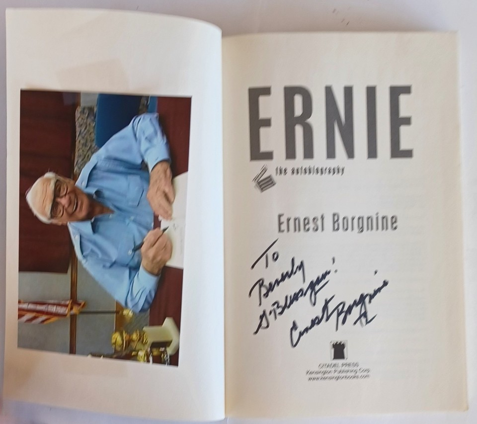 Ernest Borgnine - Ernie / The Autobiography - Inscribed paperback ...