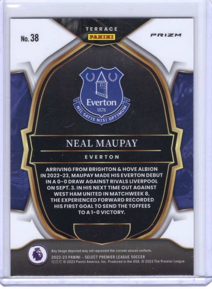 Neal Maupay 2022-23 Select EPL EVERTON Pink Ice | eBay