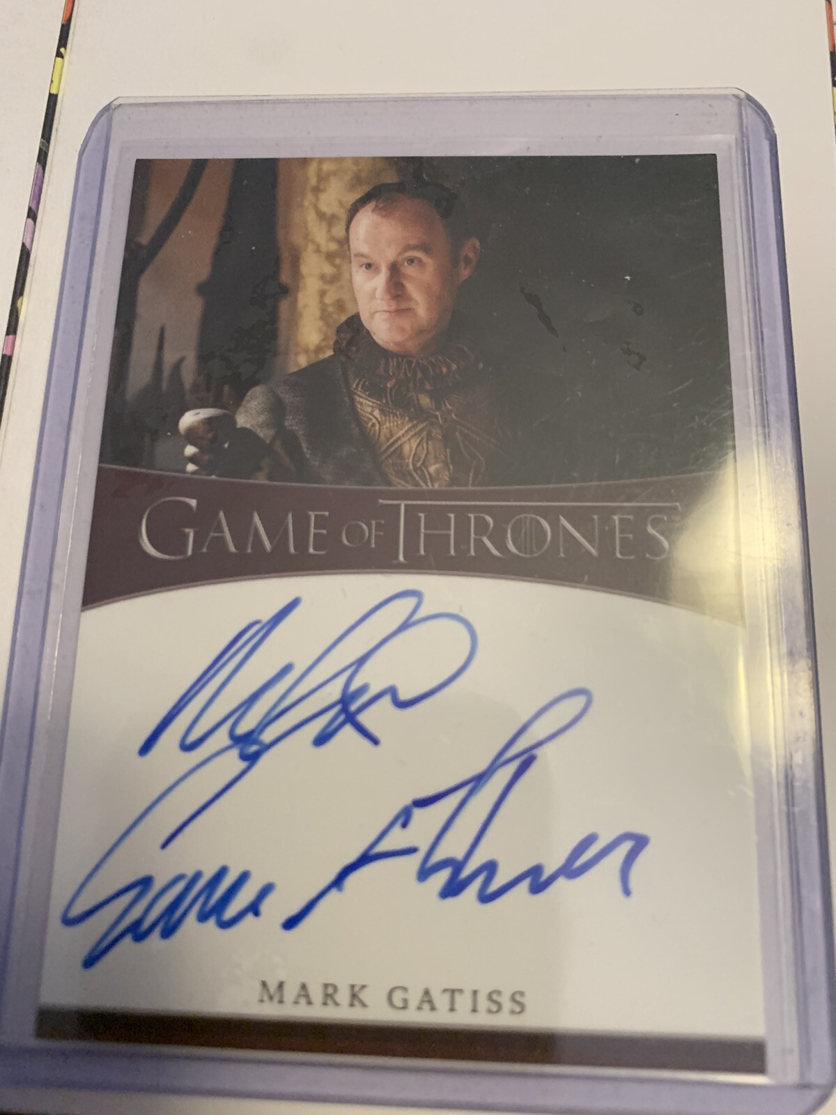 Mark Gattis Game Of Thrones Inscription Autograph Card | eBay