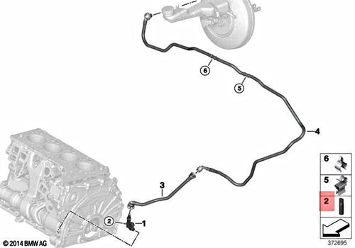 Genuine BMW E38 E39 E46 E53 E60 E60N E61 E61N E65 Vacuum Cap OEM ...