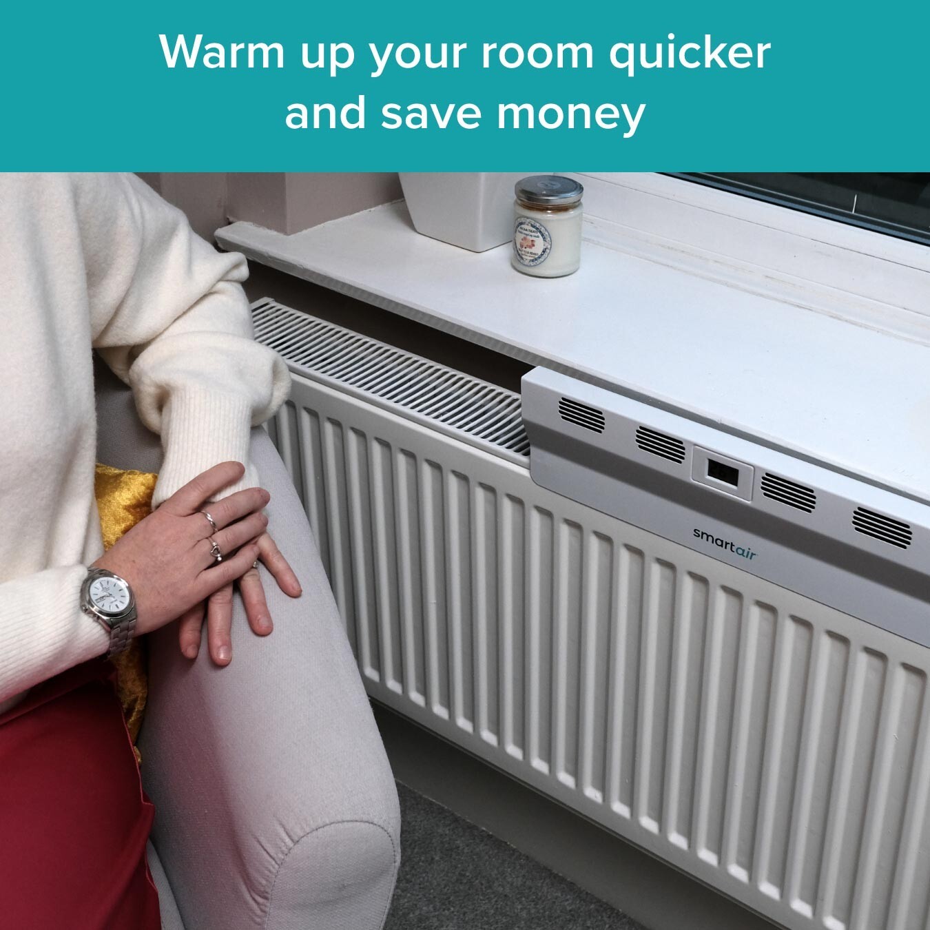 Radiator Fan SmartAir BOOST Heat Distributer Compact Rechargeable | eBay UK