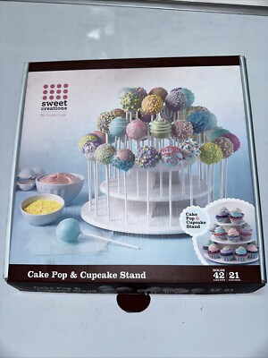 Good Cook Sweet Creations White Cake Pop & Cupcake Stand NIB | eBay