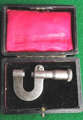 Extremely Rare Brown & Sharpe No. 1 Pocket Micrometer Pat. April 23 ...