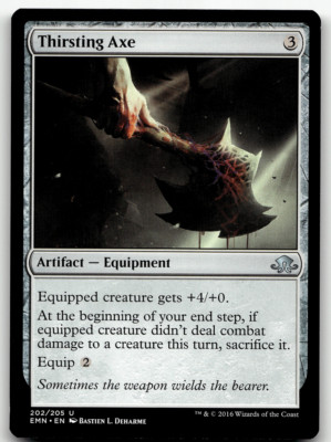 MTG Eldritch Moon Thirsting Axe 202 NM/M | eBay