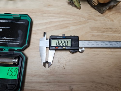 Sample pack of swaged soft lead round ball pellets .177 .22 cal 75 ea ...