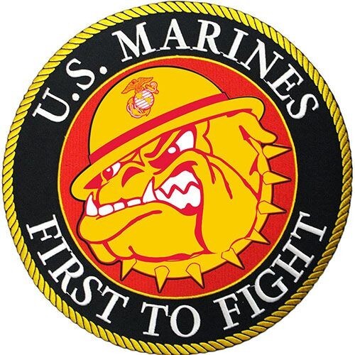 U.S. Marine Corps FIRST TO FIGHT Embroidered 10" Back Patch New Highly ...
