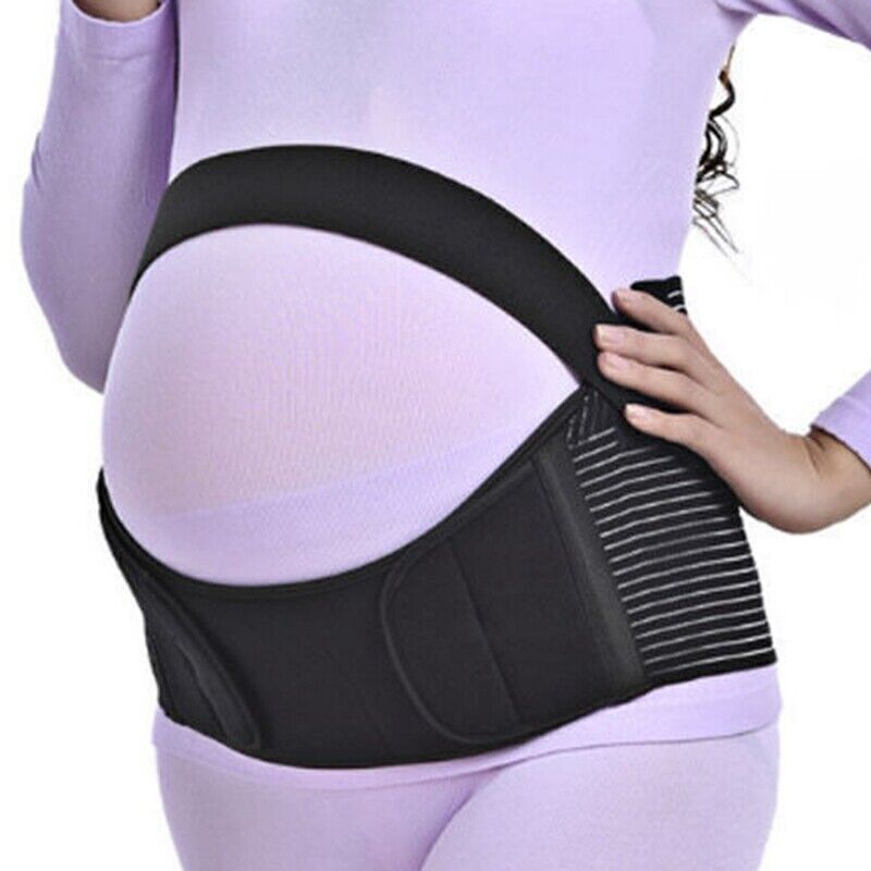 M-XXL Maternity Pregnancy Belt Lumbar Back Support Waist Band Belly ...