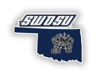 Southwestern Oklahoma State SWOSU Bulldogs Vinyl Decal-NCAA State ...