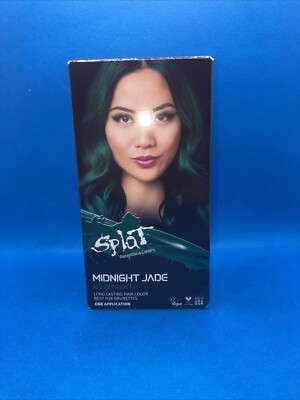 Splat Midnight Jade Hair Color Kit, Semi Permanent No Bleach Green Hair ...