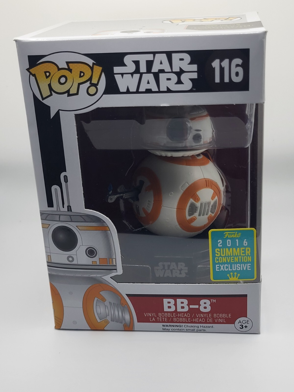 Funko Pop Star Wars Bb-8 2016 Convention Thumbs up Bb8 for sale online ...