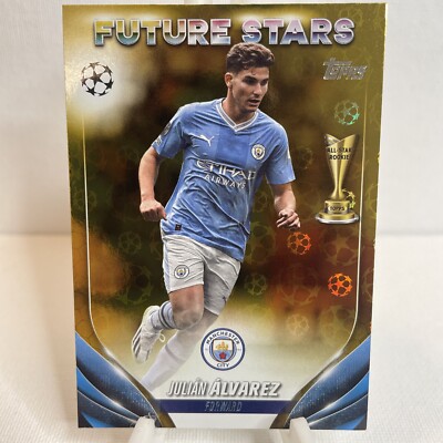2024 Topps Club Competition UCL Julian Alvarez Gold Starball Future ...