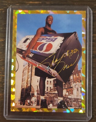 SHAQUILLE O’NEAL Gold Foil Pepsi 1990 "Don't Even Think About It" Promo ...