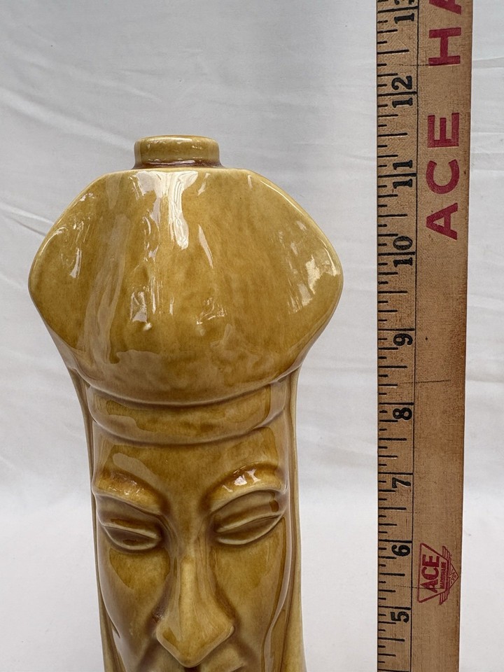 Old Crow Chessmen Ceramic Bishop Whiskey Decanter - 1969. No Lid ...
