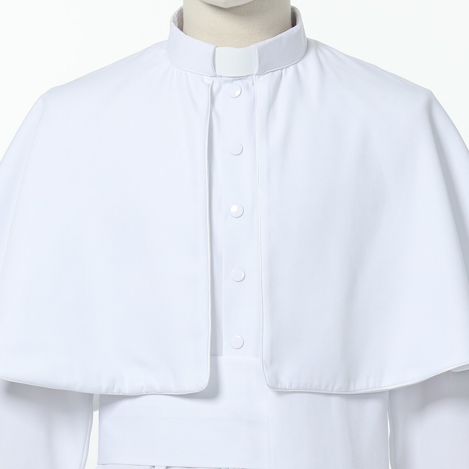 Bishop Clergy Cassock with Belt Roman Soutane Priest Cassock Clergy ...