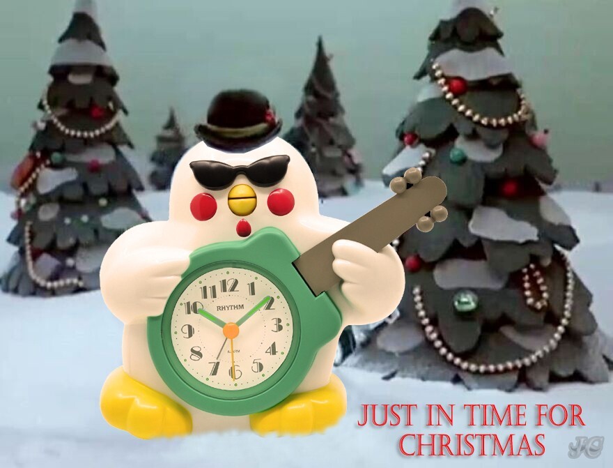 BRAND NEW! RHYTHM ROCK n’ ROLL CHICKEN ALARM Clock CRE321UR03 Speak up ...