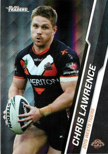 Nouveau 2015 WESTS TIGERS NRL Card CHRIS LAWRENCE Black Parallel Special | eBay