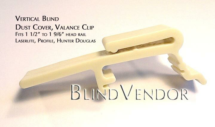 Vertical Blind Dust Cover Valance Clip, | eBay