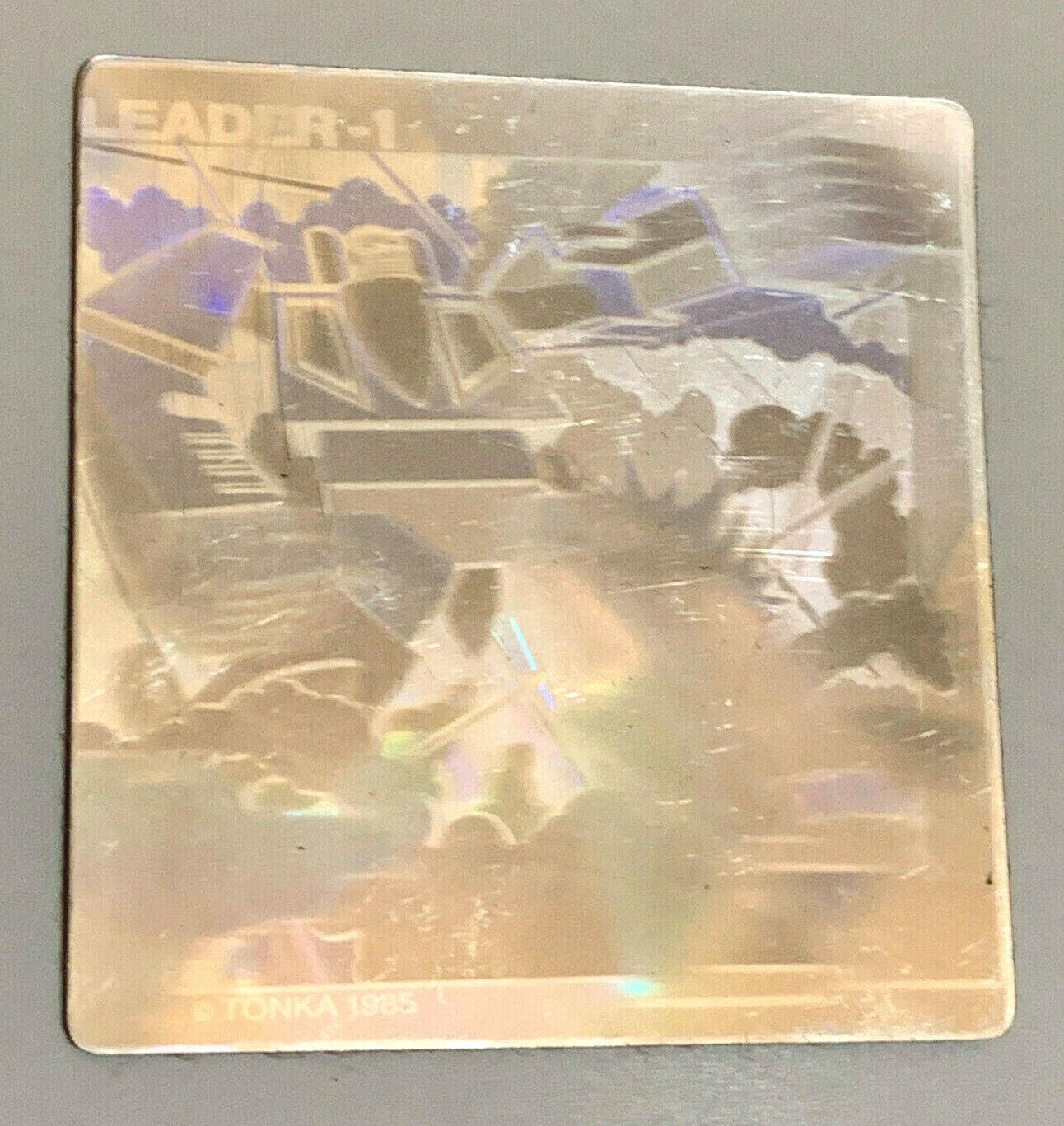 Vintage - Gobots Leader-1 Holographic Sticker "3-D" (1985) Go Bots ...