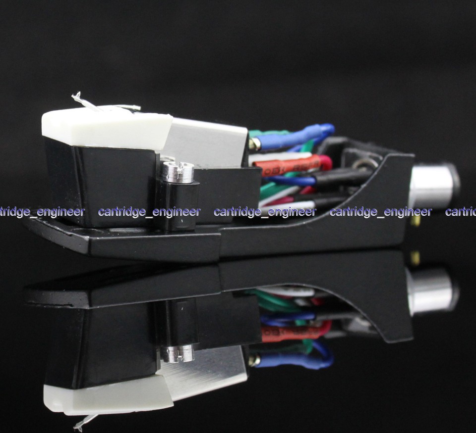 New 20pcs/lot transparent diamond stylus MM cartridge Black Headshell ...