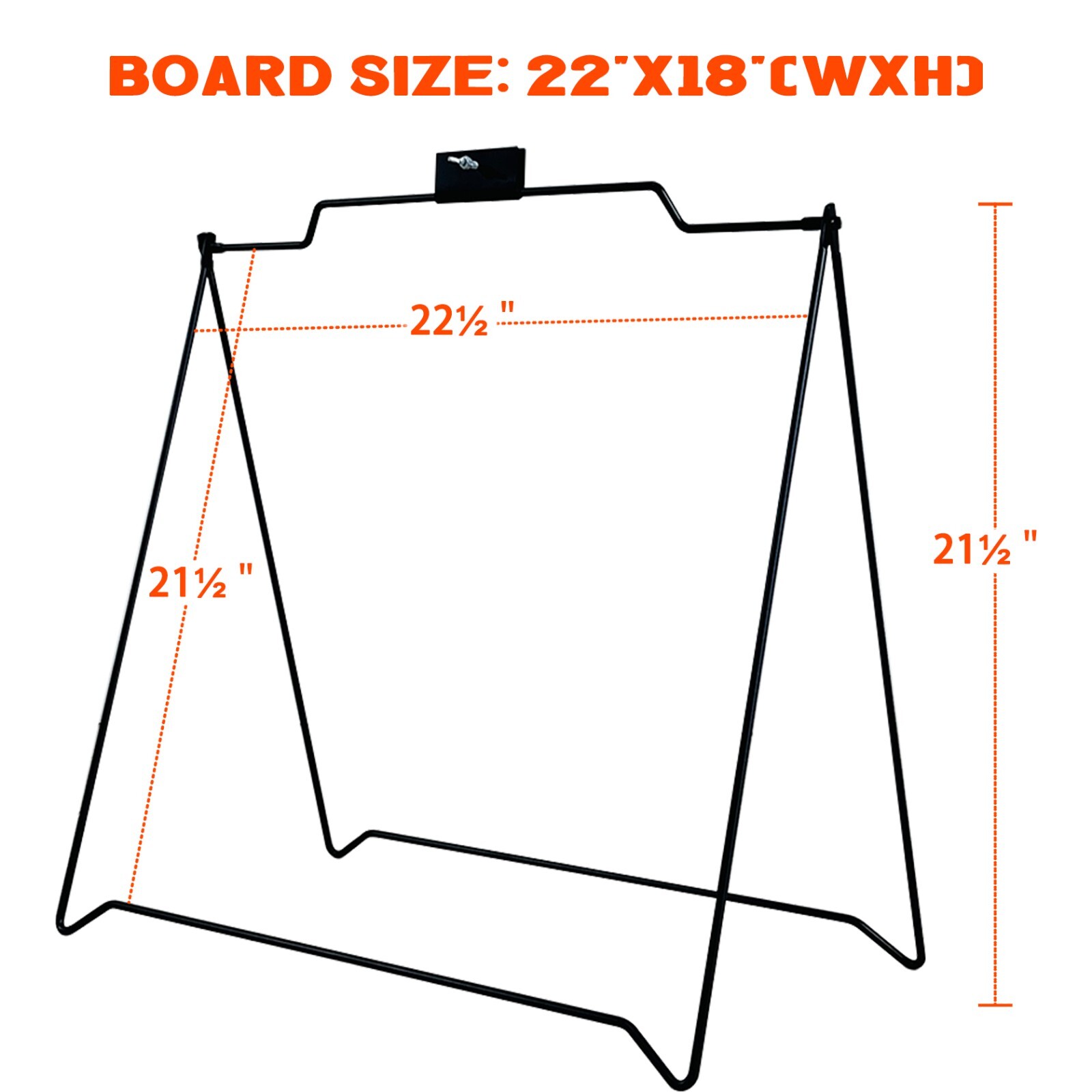 BLACK A Frame Metal Stand for OPEN HOUSE SIGN for Realtor 18"x22" 2 ...