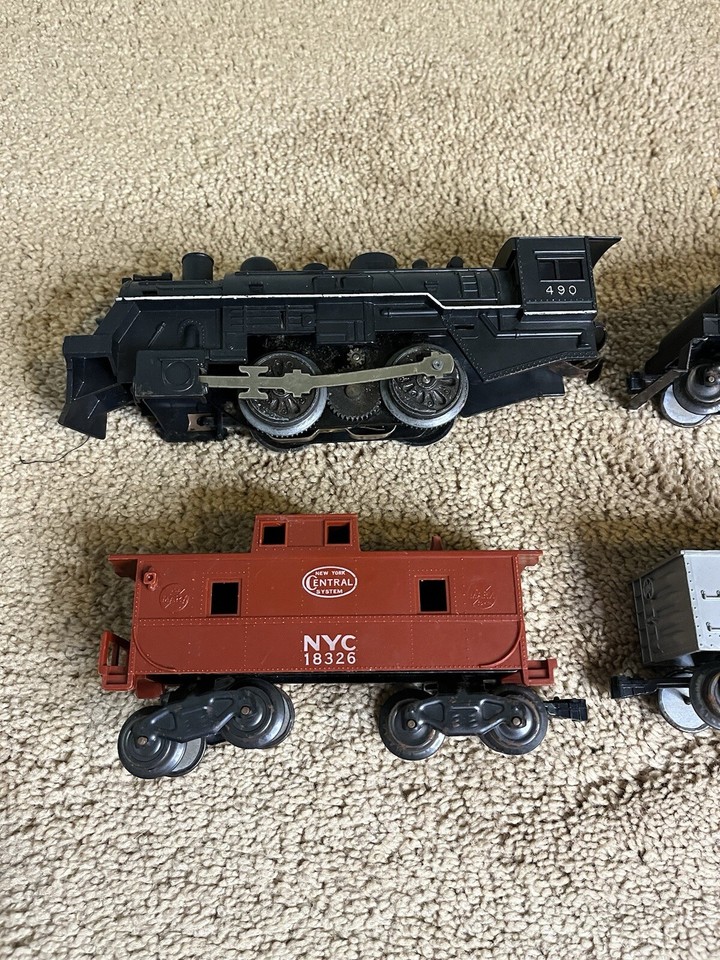 Lot 4 MARX 490 NYC O Guage Train Set CentralPennsylvania Vintage 60s ...