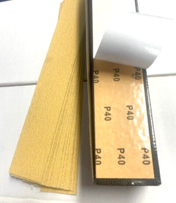 2-3/4" x 16-1/2" PSA Longboard Sandpaper Sheets - 40 Grit - 50 Sheets ...