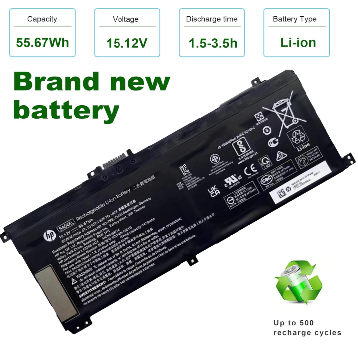 HP ENVY X360 15-DR/DS 15M-DR/DS Battery SA04XL Genuine 55.67Wh 15.12V ...