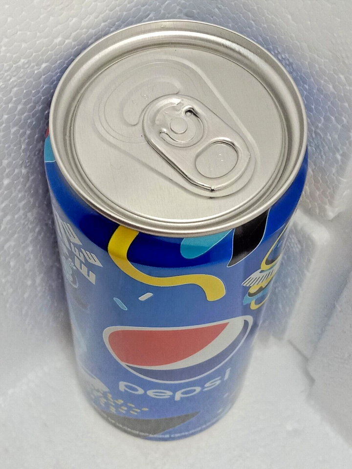 Empty PEPSI Can COMBINE your FAVORITE 330ml. Ukraine 2023 Bottom open ...