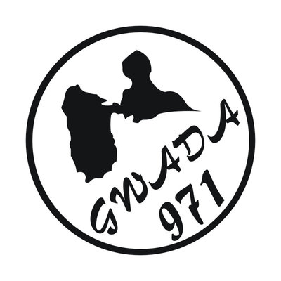 Sticker GWADA 971 - Guadeloupe - 13cm x 13cm | eBay