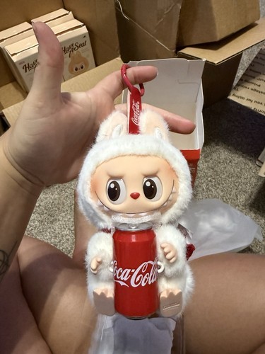 LABUBU Coca Cola - Happy factor，100% Authentic ，Brand new, opened bag ...