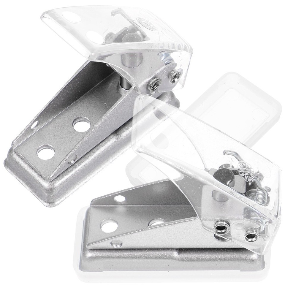 2 Pcs Single Hole Punch Plastic Manual Puncher for Paper Craft and ...
