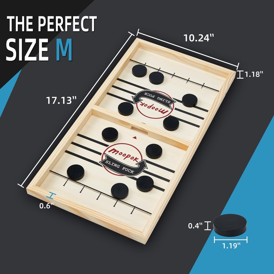 Fast Sling Puck Game - Fast Action Super Foosball Table Desktop Battle ...