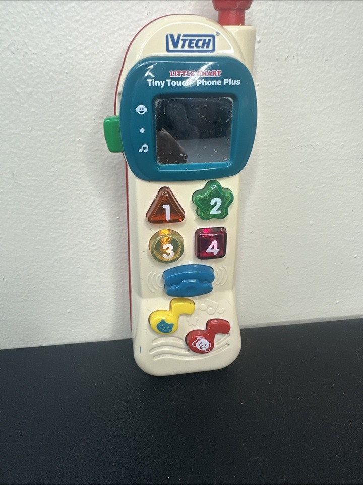 VTech Little Smart Tiny Touch Phone Plus Toy Phone Vintage 90s Works ...