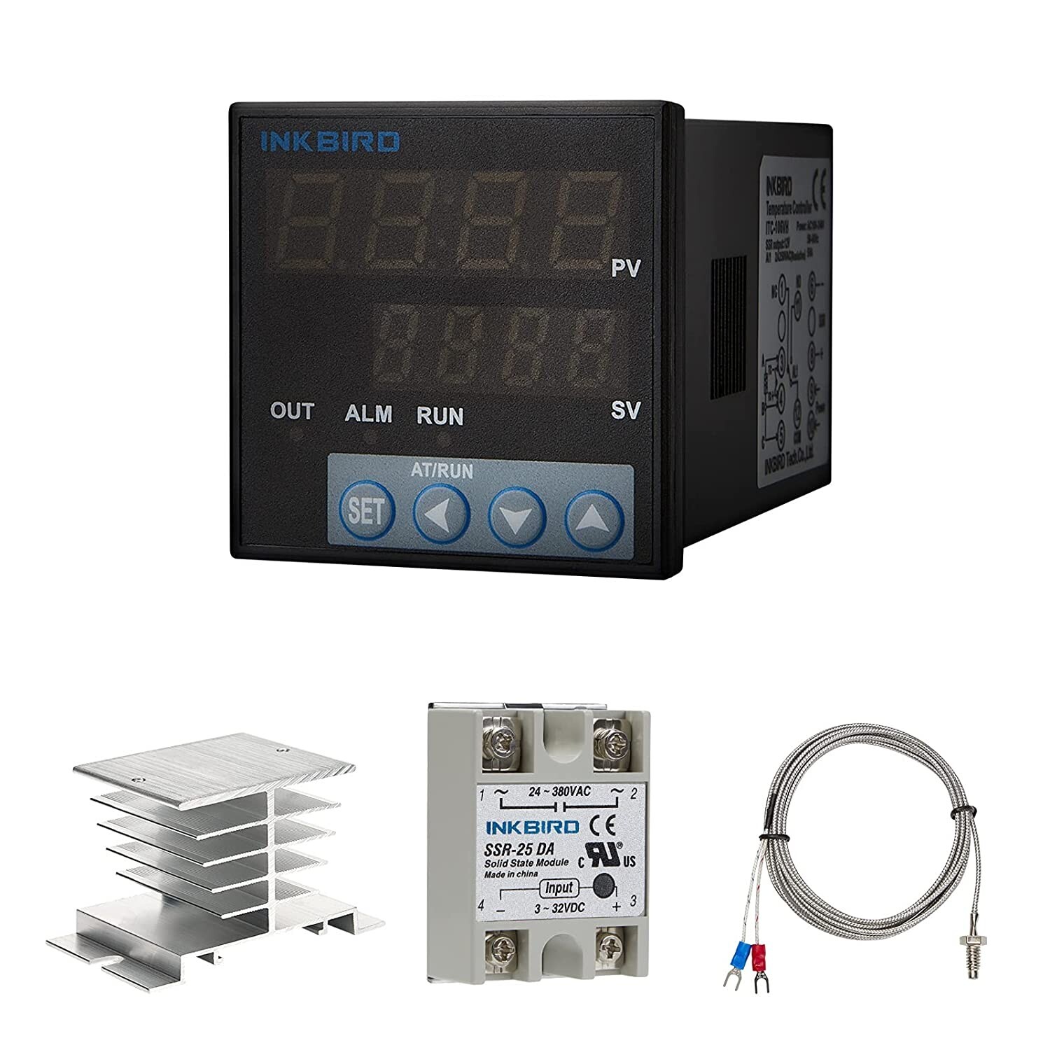 INKBIRD Space Heater Controller ITC-106VH Thermostat PID Temperature ...