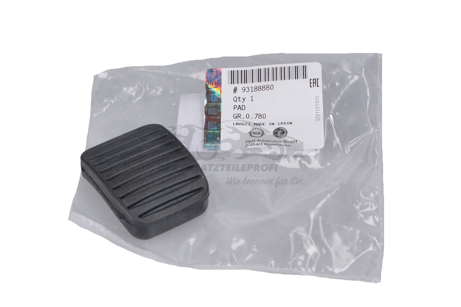 Original Pedalgummi Brems-/Kupplungspedal für Opel Meriva B 93188880 | eBay