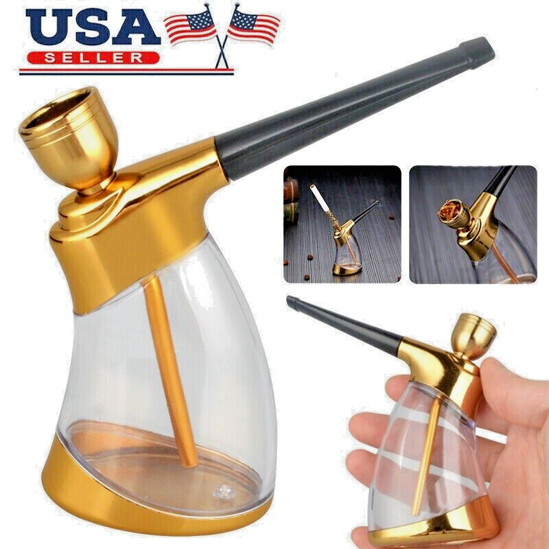 Portable Water Bong Smoke Pipe Smoking Pipes Mini Small Tobacco Hookah ...
