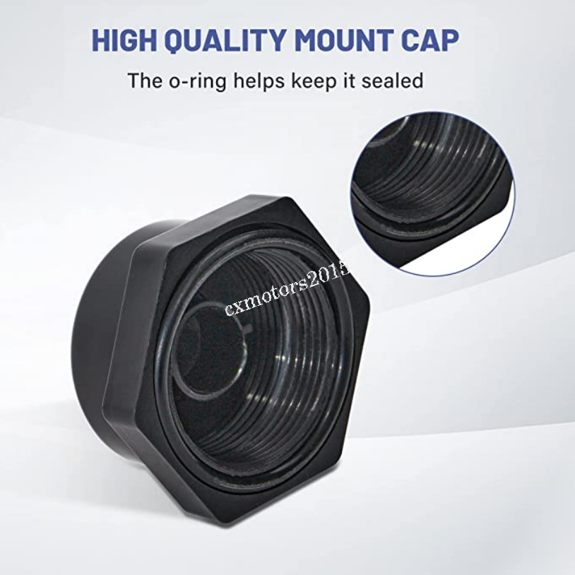 6x NMO HAM Radio Antenna Mount Cap W/ O Ring Seal Dust Weather Rain ...