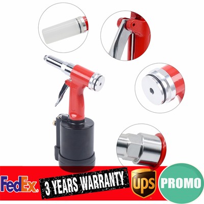 1/4" Air Pop Rivet Hydraulic Tool Riveter Gun Industrial Gun Pneumatic ...