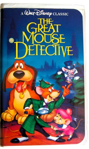 The Great Mouse Detective (Vintage, VHS, 1992, VG, Anime, Clamshell ...