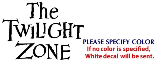 THE TWILIGHT ZONE Game Graphic Die Cut decal sticker Car Truck Boat ...