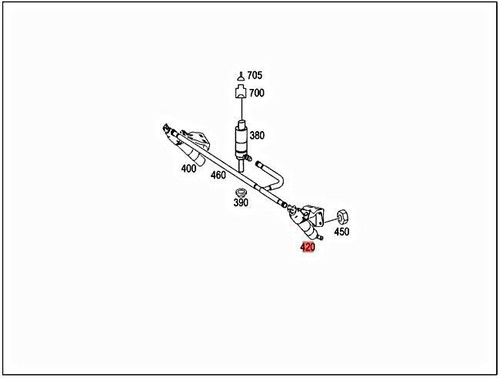 Genuine MERCEDES X164 GL-CLASS X164 Telescopic nozzle 1648600747 | eBay