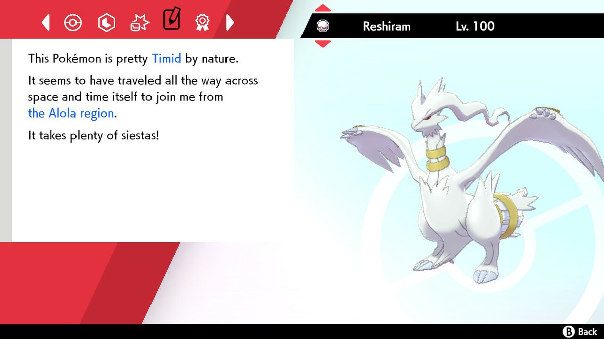 Pokemon Reshiram Baby
