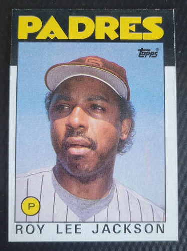 1986 Topps TCG Pitcher ROY LEE JACKSON San Diego Padres MLB Baseball ...