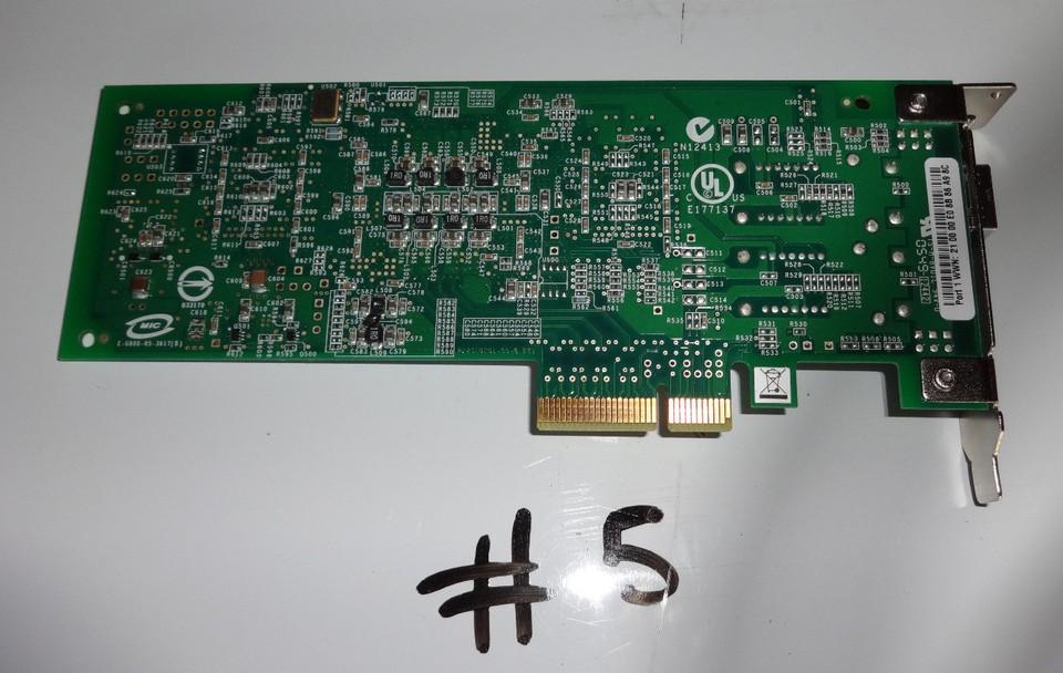 Qlogic QLE2460 Single 4GB Fiber Channel PCIe Host Bus Adapter HBA w ...