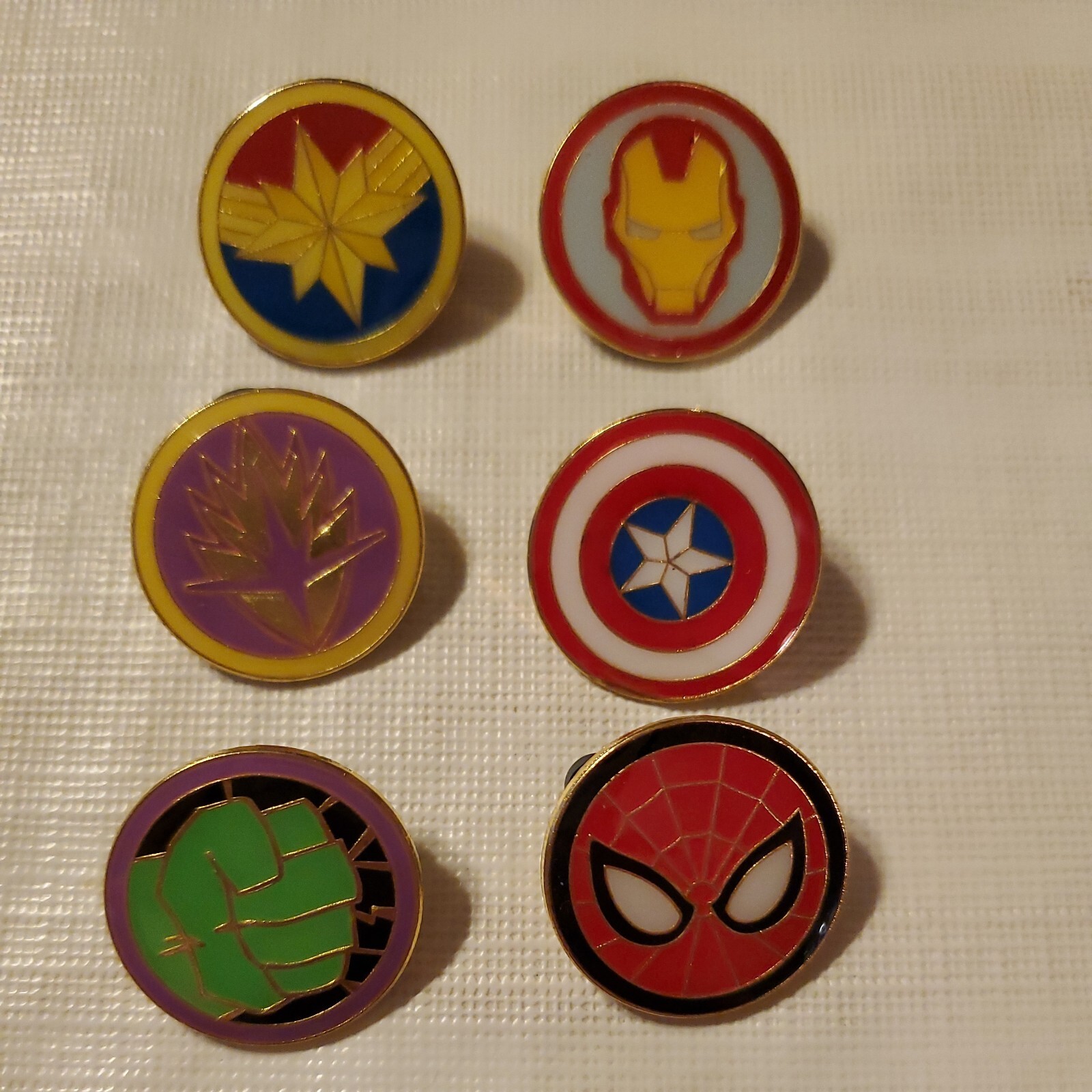 Disney Parks Shanghi Marvel Icons Trading Pin - Set of 6 | eBay