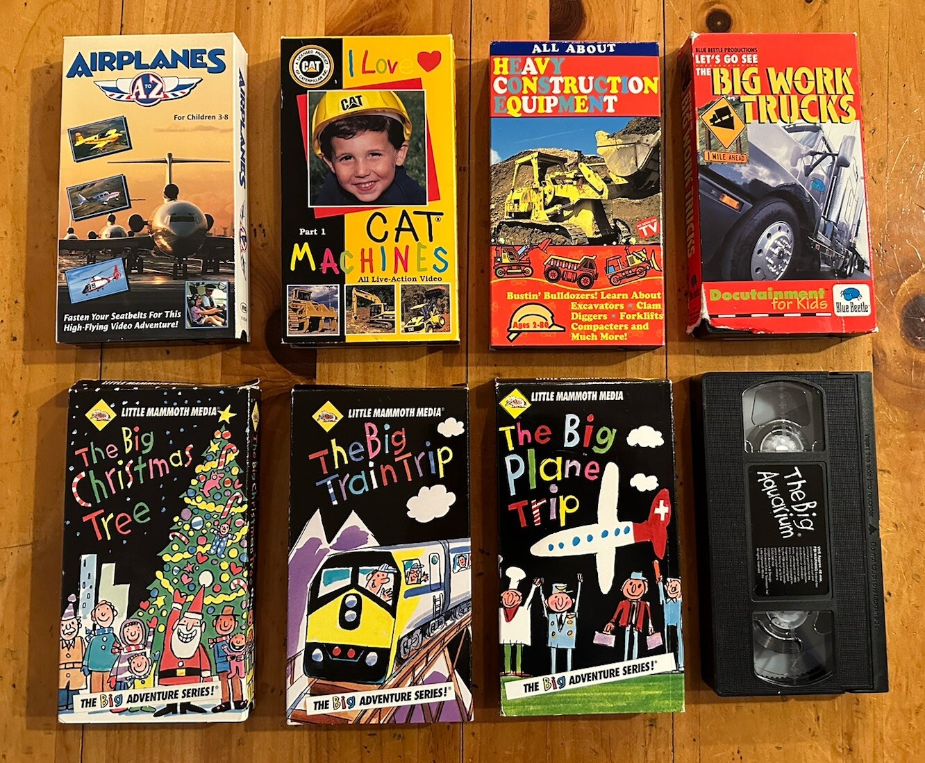Lot of 8 -Vehicles Tapes-“The Big…. “VHS Tapes & More 738825170737| eBay