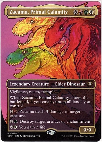 MTG Commander Masters Zacama, Primal Calamity Borderless (Rare) | eBay ...
