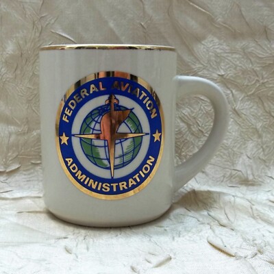 Federal Aviation Administration Vintage Mug Coffee Cup FAA | eBay